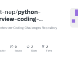 Github Sobit Nep Python Interview Coding Challenges Python Interview