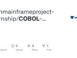 Github Openmainframeproject Internship Cobol Programming Course