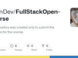 Github Irmindev Fullstackopen Course This Repository Was Created