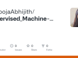 Github Drpoojaabhijith Supervised Machine Learning Algorithm Projects