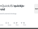 Github Openquickjs Quickjs Android Openquickjs Android Bindings