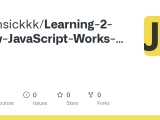 Github Romsickkk Learning 2 How Javascript Works Behind The Scenes