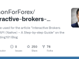 Github Pythonforforex Interactive Brokers Python Api Guide The Code