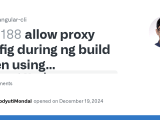 Allow Proxy Config During Ng Build When Using Outputmode Server