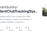 Github Nathanguidry Studentclubtrackingsystem Database Case Study A