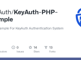 Github Keyauth Keyauth Php Example Php Example For Keyauth