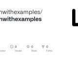 Github Learnwithexamples Learnwithexamples