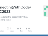 Github Connectingwithcode Cwc2023 Starting Code For The Cwc2023
