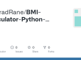 Github Sharadrane Bmi Calculator Python Project