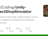 Github Macjcoding Unity Projectshopsimulator These Are The Unity