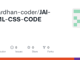 Github Jaivardhan Coder Jai Html Css Code Coding Is Important