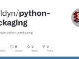 Github Moldyn Python Packaging An Example Python Packaging