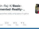 Github Aswin Raj K Basic Augmented Reality Using Python Basic