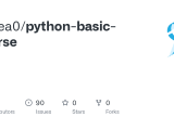 Github Conea0 Python Basic Course