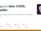 Github Lodeguns Java Cool Compiler Java Lexer Parser Seman And