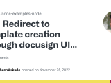 Redirect To Template Creation Through Docusign Ui From Another App