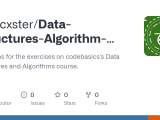 Github Voidcxster Data Structures Algorithm Exercises Solutions For