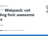 Webpack Not Loading Font Awesome Fonts Issue 7611 Angular Angular