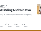 Github Jaimit25 Viewbindingandroidjava Viewbinding In Android