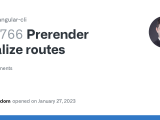 Prerender Localize Routes Issue 25766 Angular Angular Cli Github