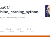 Github Rsouza01 Machine Learning Python Repository For Self Learning
