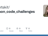 Github Courtskit Python Code Challenges