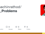 Github Devsachinrathod Java Problems
