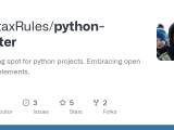 Github Syntaxrules Python Starter A Starting Spot For Python