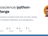 Github Suittoscience Python Challenge Python Scripts To Analyze