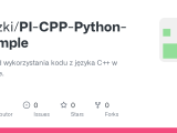 Github Kuszki Pi Cpp Python Example Przykład Wykorzystania Kodu Z