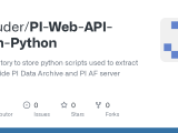 Github Pitruder Pi Web Api With Python A Repository To Store Python