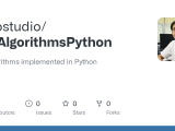 Github Lvluostudio Thealgorithmspython All Algorithms Implemented In