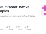 Github Native Ts React Native Examples Example Development