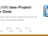 Github Isurux98 Java Project Help Desk Java Dynamic Web Project