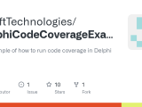 Github Vsofttechnologies Delphicodecoverageexample An Example Of How