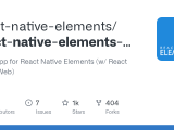 Github React Native Elements React Native Elements App Demo App For