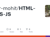 Github Ivar Mohit Html Css Js