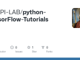 Github Deepi Lab Python Tensorflow Tutorials