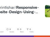 Github Ashirintishar Responsive Website Design Using Html Css Javascript