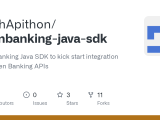 Github Hashapithon Openbanking Java Sdk Open Banking Java Sdk To