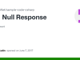 Null Response Issue 59 Authorizenet Sample Code Csharp Github