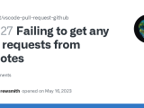 Failing To Get Any Pull Requests From Remotes Issue 4827 Microsoft