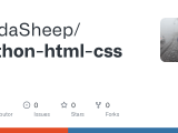 Github Dudasheep Python Html Css