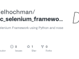 Github Danielhochman Basic Selenium Framework Basic Selenium