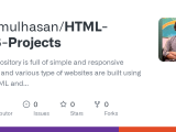 Github Injamulhasan Html Css Projects This Repository Is Full Of
