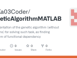 Github Yarka03coder Geneticalgorithmmatlab Implementation Of The