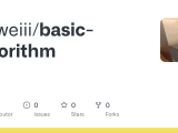 Github Duweiii Basic Algorithm Learn