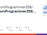 Github Pythonprogrammer258 Pythonprogrammer258 Github Io