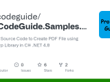 Github Procodeguide Procodeguide Samples Pdfsharp Sample Source Code