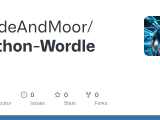Github Codeandmoor Python Wordle